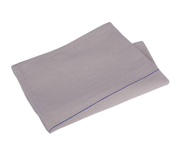 Oven Cloth – Blue Centre Stripe – DG (UK) Textiles Ltd
