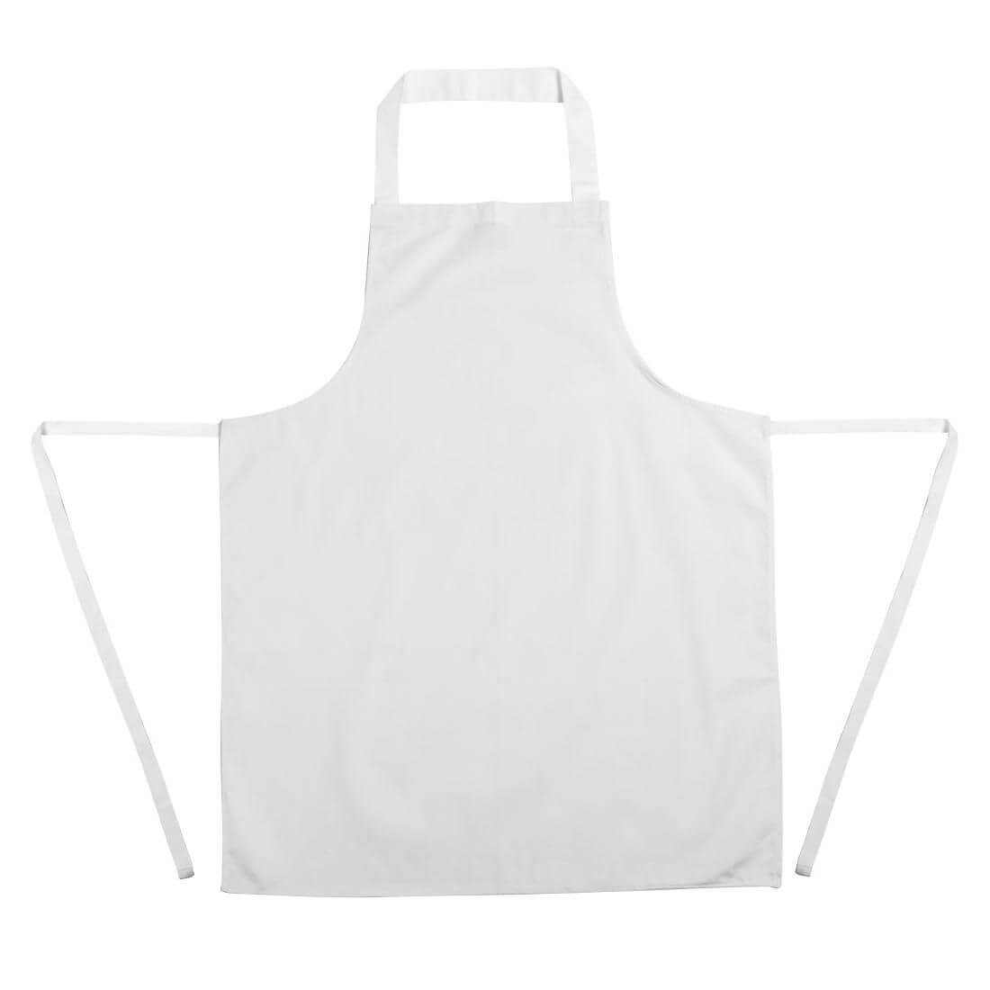 White Bib Apron – DG (UK) Textiles Ltd